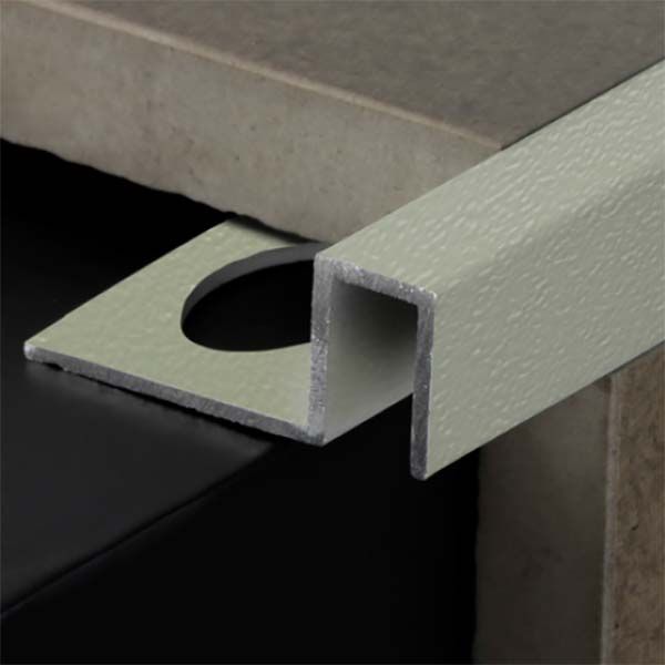 Aluminium Square Edge Natural 10mm | Tile Africa